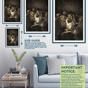 Francisco Goya - Men Reading (1823) - Classic Painting Photo Poster ...