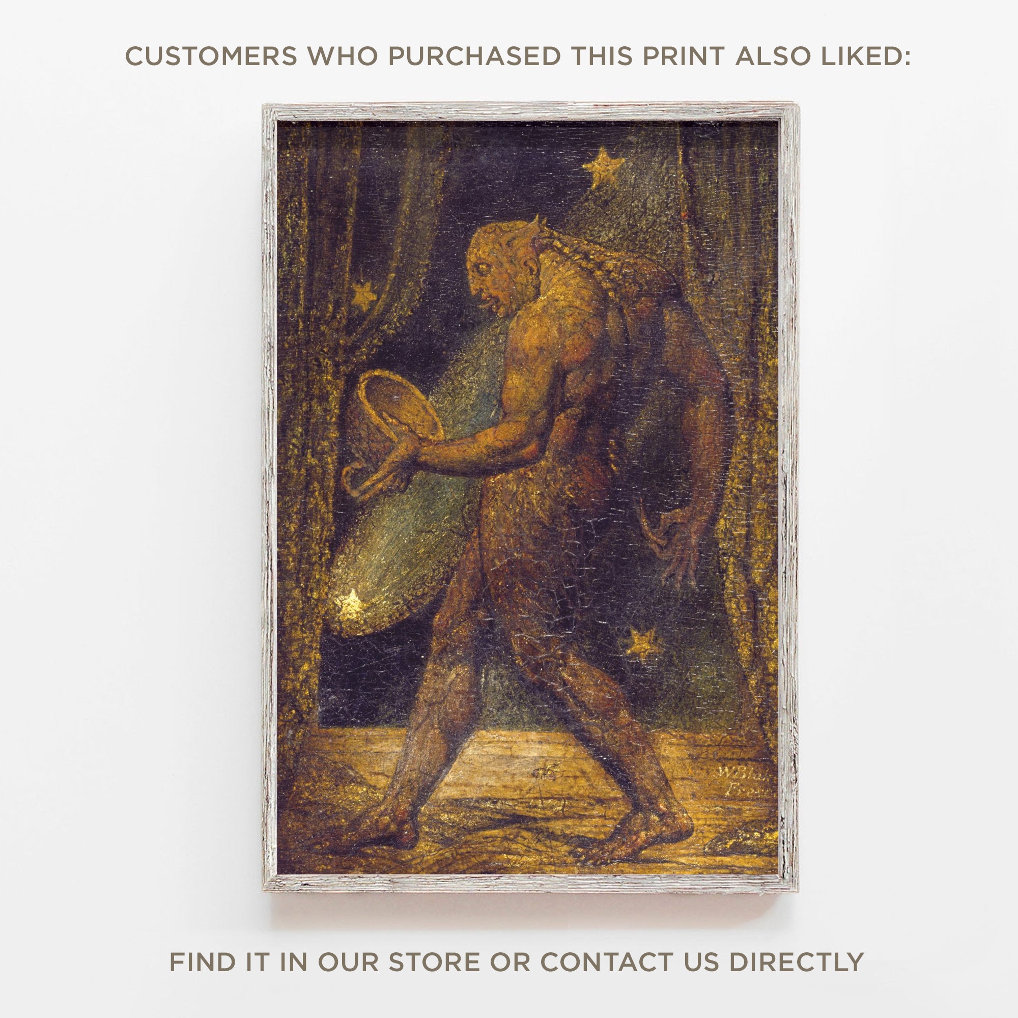 William Blake God Blessing the Seventh Day 1805 - Etsy.de