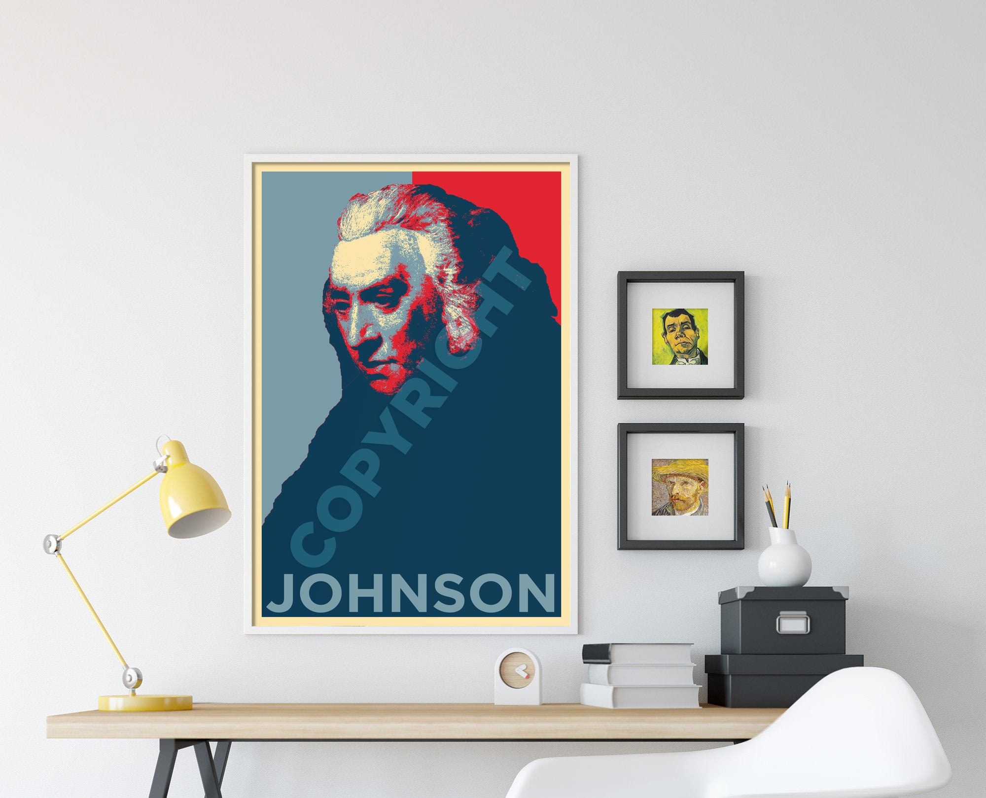 Samuel Johnson Original Art Print - Photo Poster Gift Home Wall Decor ...