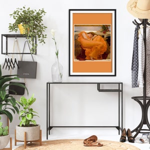 Frederic Lord Leighton - Flaming June (1895) - Art Print Poster ...