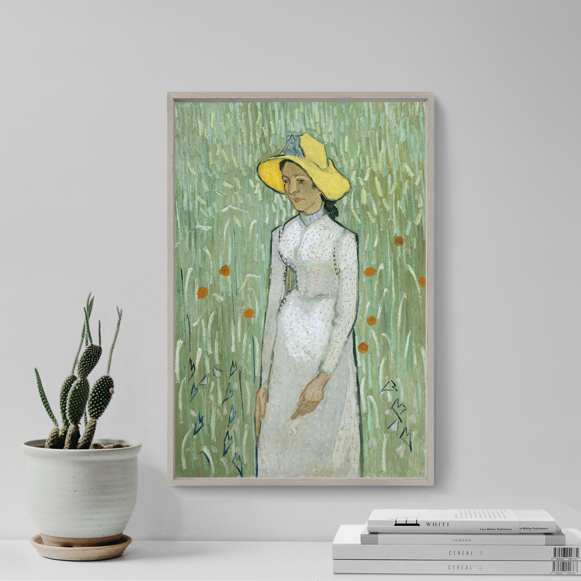 Vincent Van Gogh Girl in White 1890 Classic Painting | Etsy