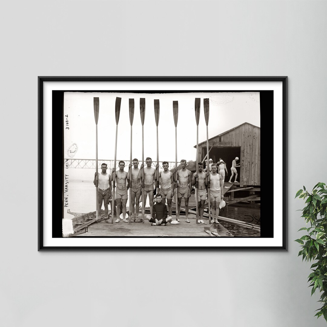 Vintage Rowing Photo - Penn Varsity 1913 - Poughkeepsie University ...