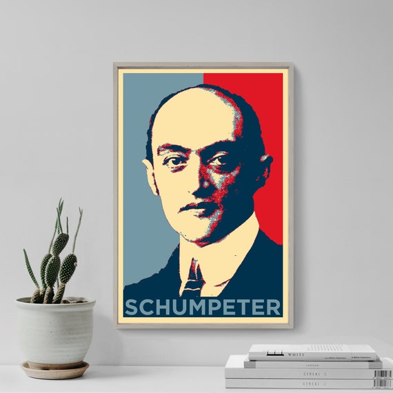 Joseph Schumpeter Original Art Print Photo Poster Gift Home | Etsy