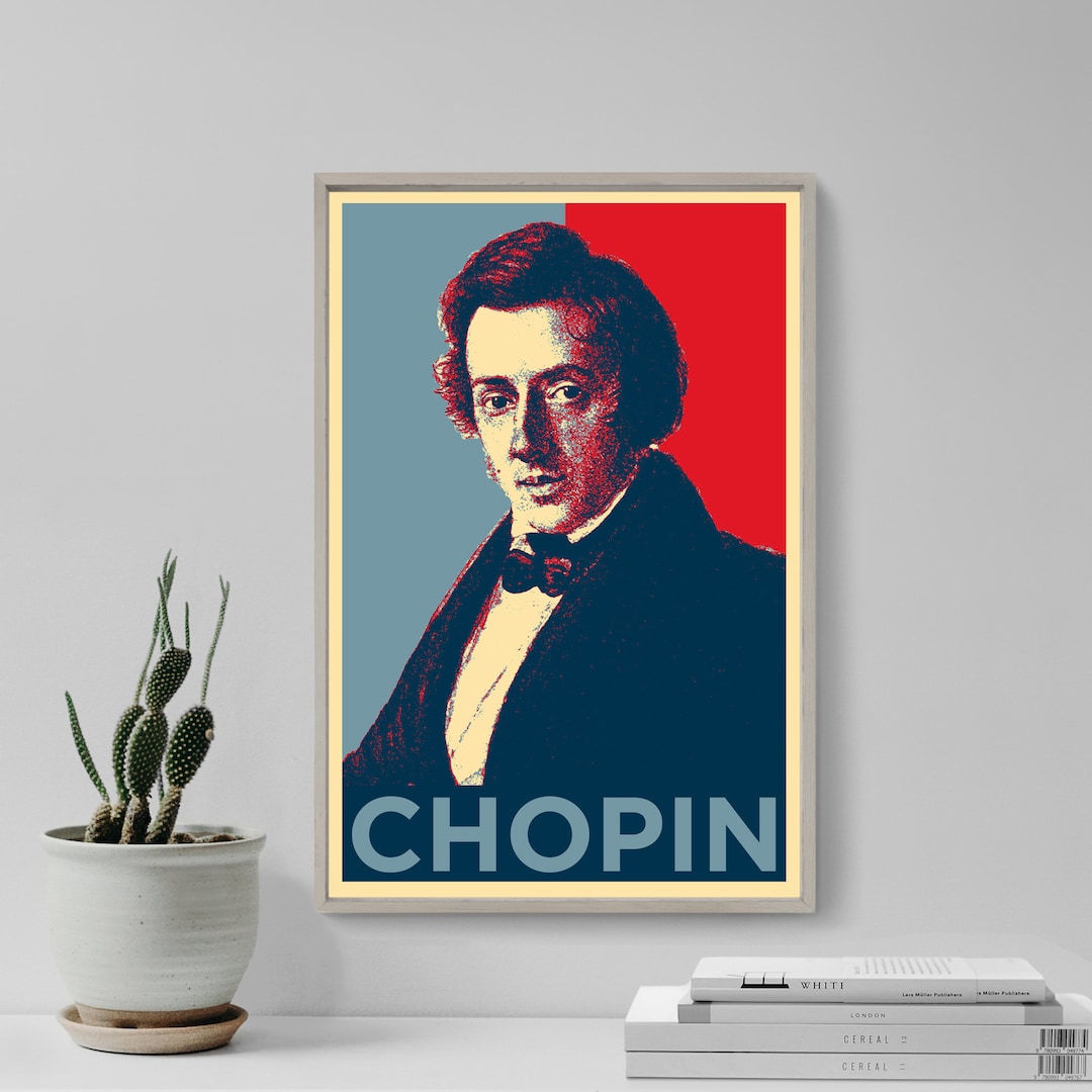 Frederic Chopin Original Art Print - Photo Poster Gift - Composer ...
