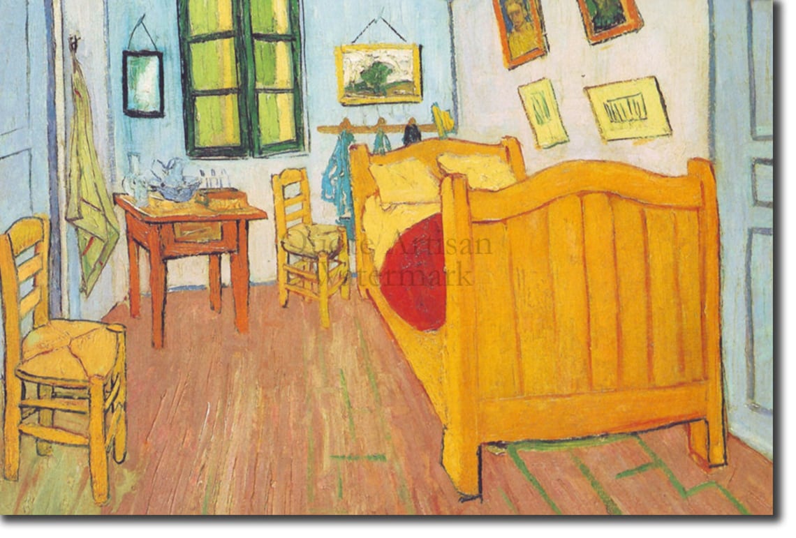 Vincent Van Gogh Bedroom in Arles 1888 Art Print - Etsy UK