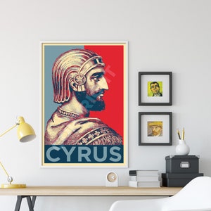 Cyrus the Great Original Art Print - Photo Poster Gift Wall Decor ...