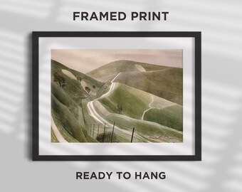 Chalk Paths by Eric Ravilious Print Poster - Etsy