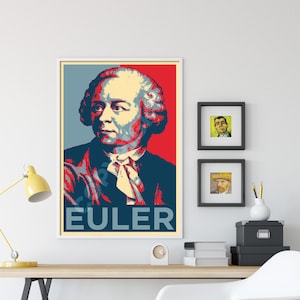Leonhard Euler Art Print - Photo Poster Gift Wall Decor - Leonard Euler ...
