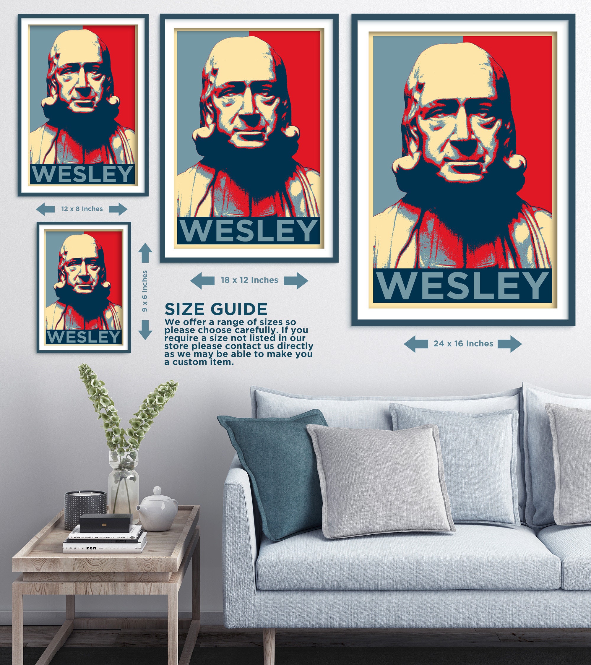 John Wesley Original Art Print Photo Poster Gift Wall Decor | Etsy UK
