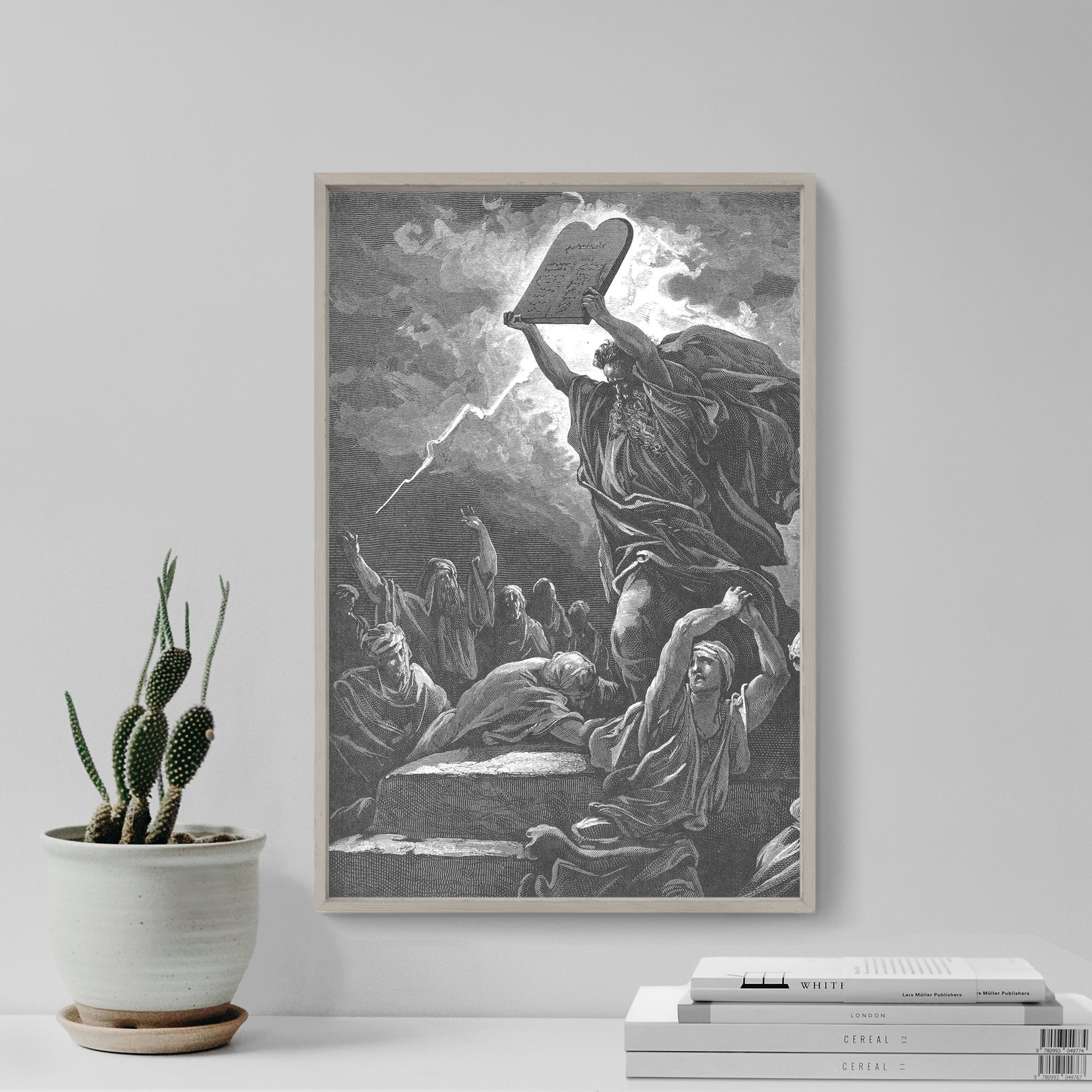 Gustave Dore Moses Breaks the Tables of the Law 1866 - Etsy
