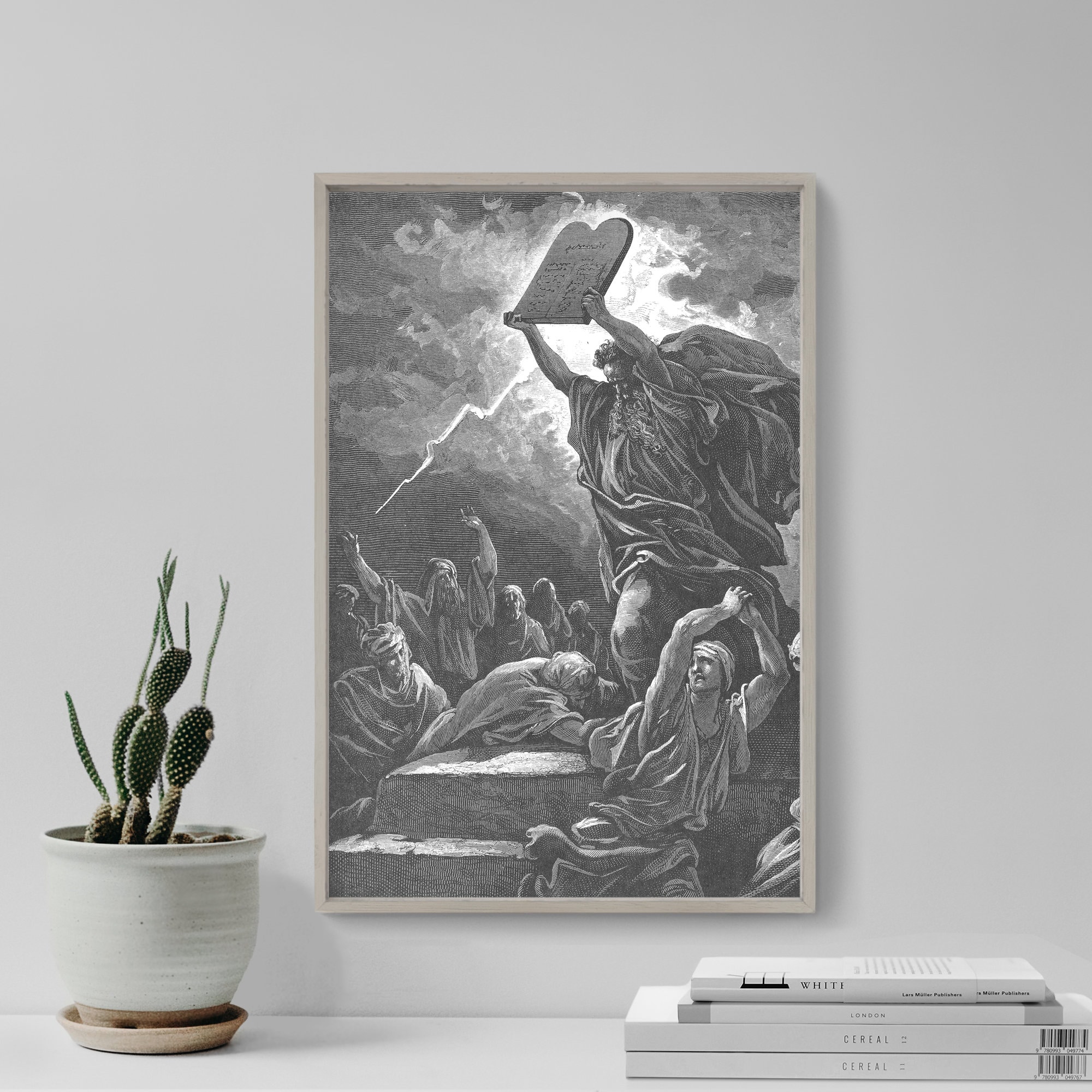 Gustave Dore Moses Breaks the Tables of the Law 1866 - Etsy UK