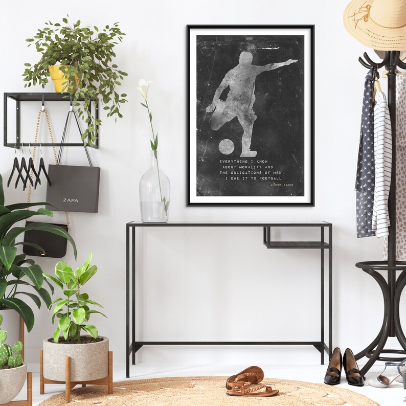 Football / Soccer Motivational Poster 05 everything I | Etsy