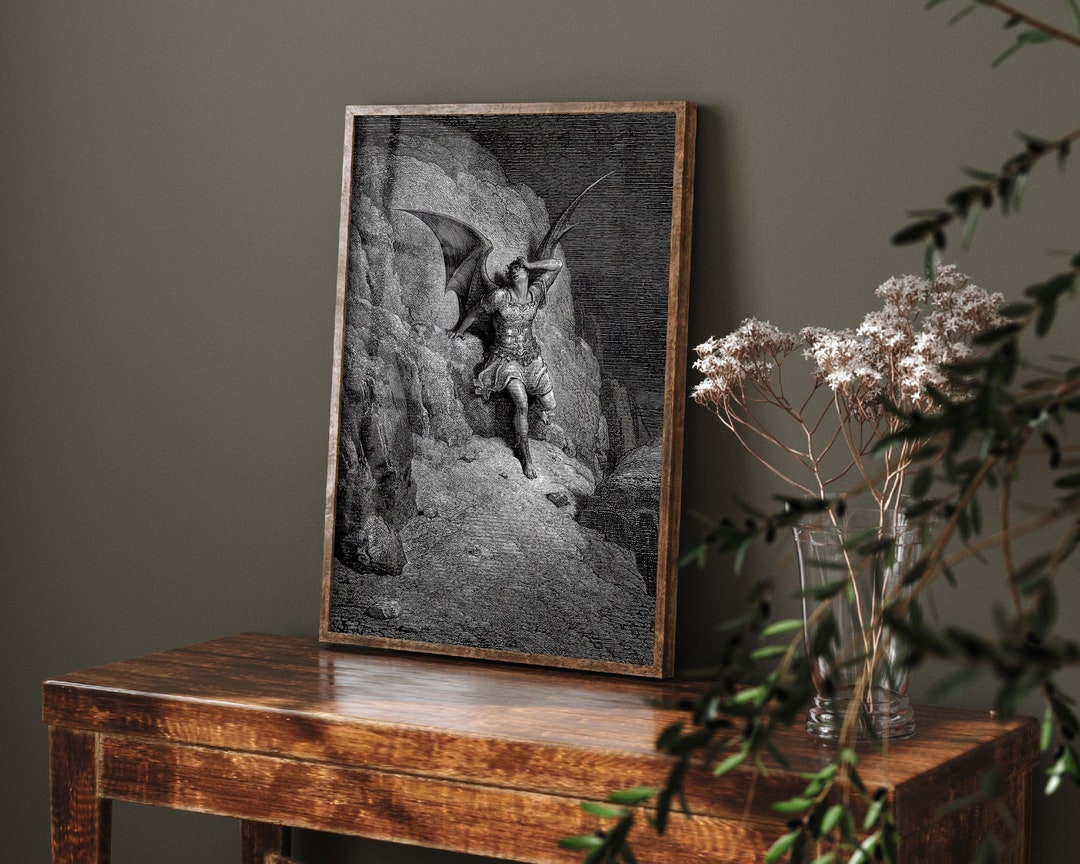 Gustave Dore - the Fall of Satan / Paradise Lost (1866) - Classic ...