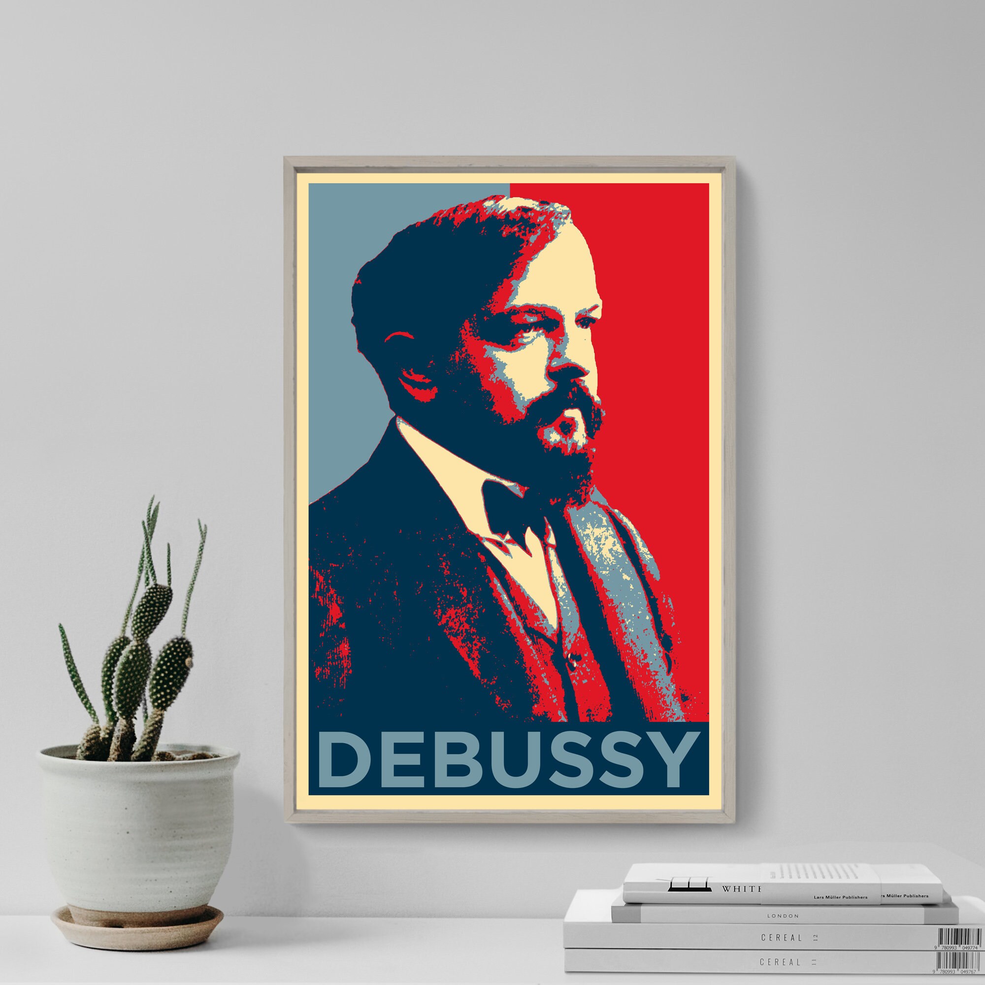 Claude Debussy Original Art Print Photo Poster Gift | Etsy