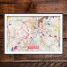 Wigan Map Original Art Print City Street Map of Wigan, England Poster ...