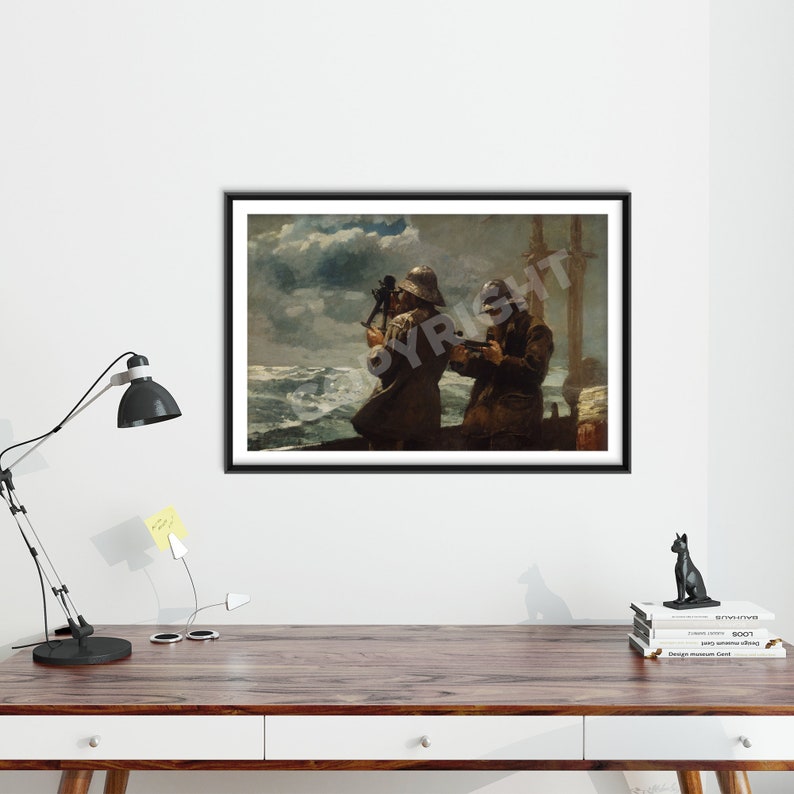 Winslow Homer - Eight Bells (1886) - Classic Painting Photo Poster ...