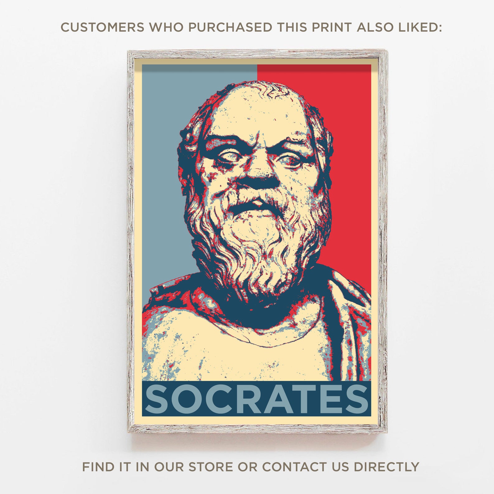 Socrates Quote Poster strong Minds Discuss Ideas - Etsy Denmark