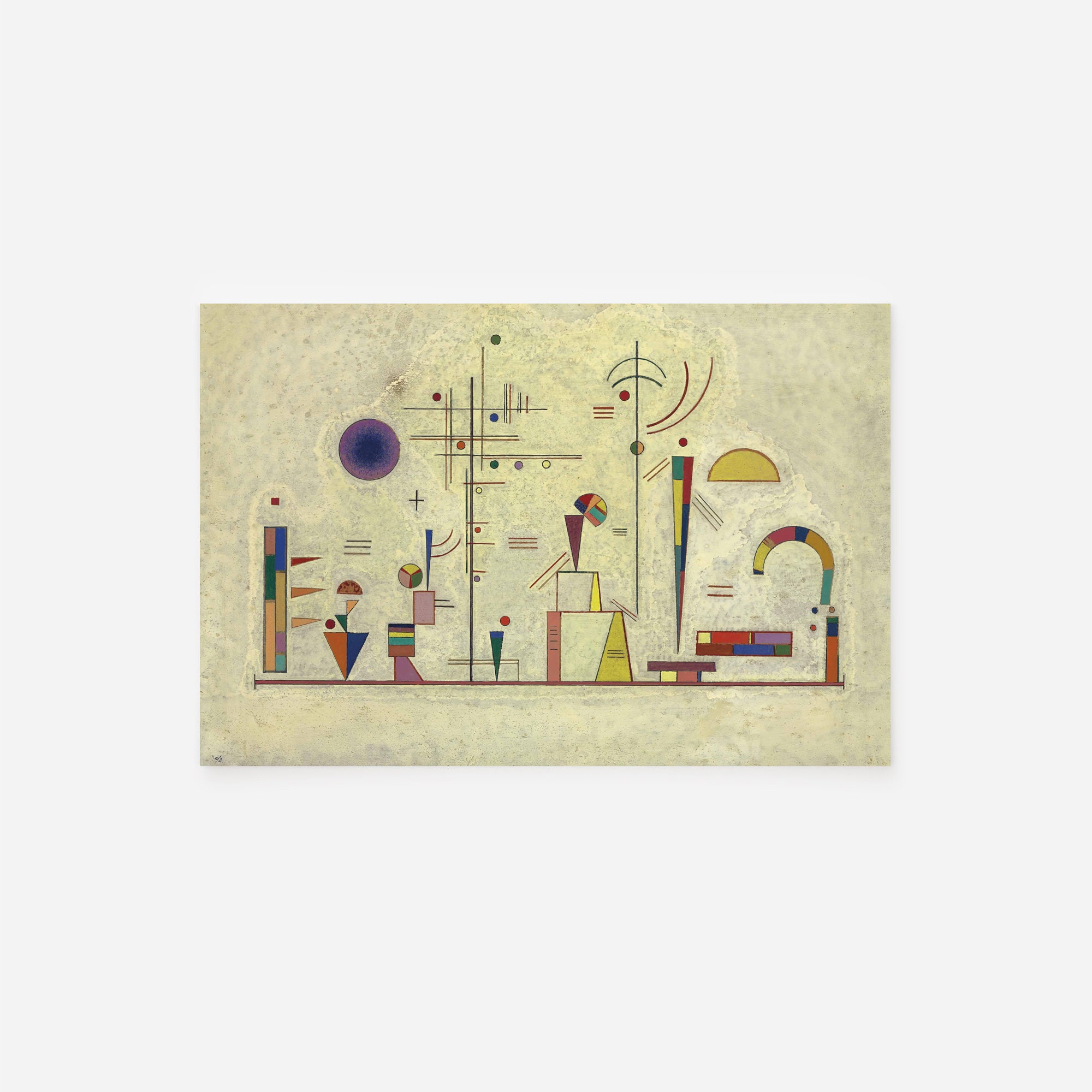 Wassily Kandinsky - Serious Fun (1930) - Painting Photo Poster Print ...