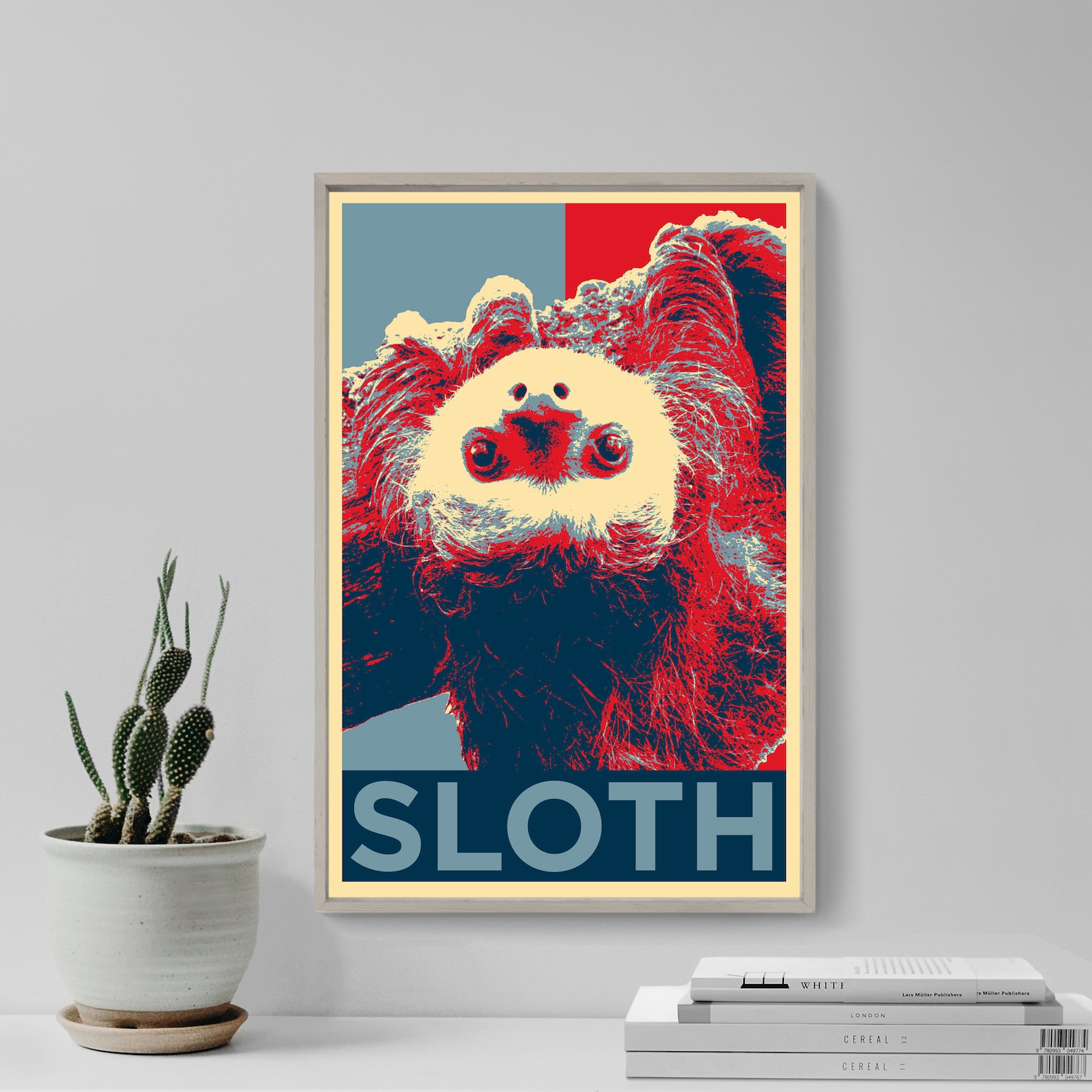 Sloth Original Art Print Photo Poster Gift Wall Home Decor - Etsy