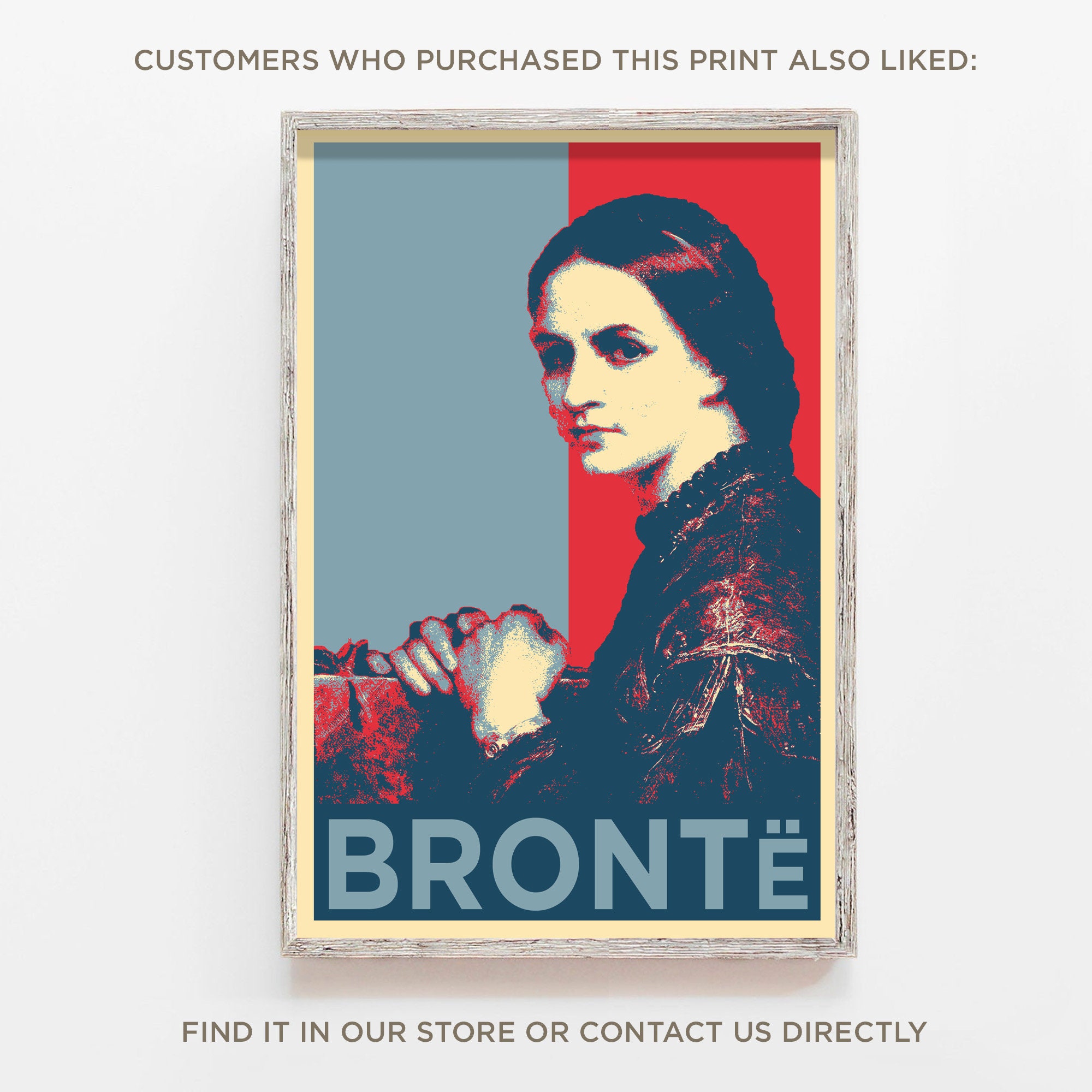 Charlotte Bronte Hope Original Art Print Poster Photo Gift | Etsy