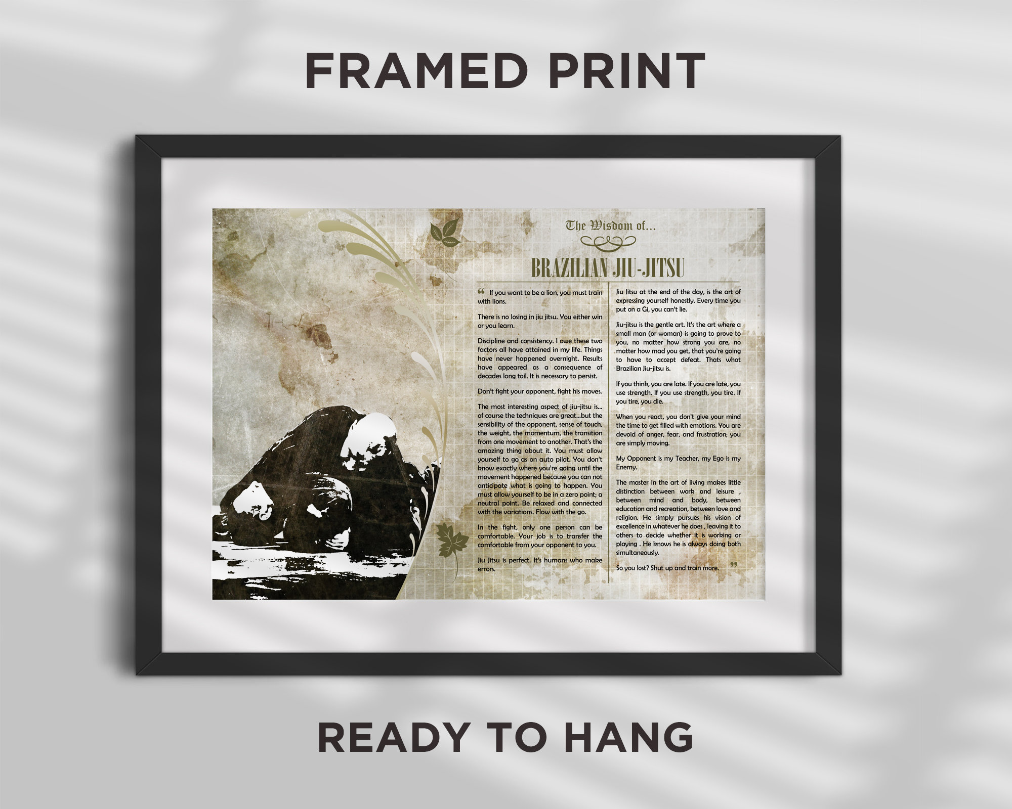 Brazilian Jiu Jitsu Posters