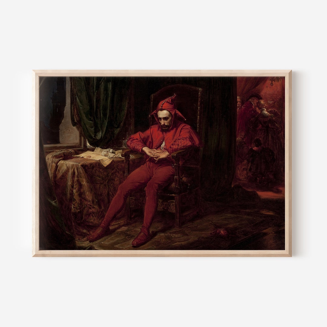 Jan Matejko - Stanczyk During a Ball at the Court of Queen Bona (1862 ...