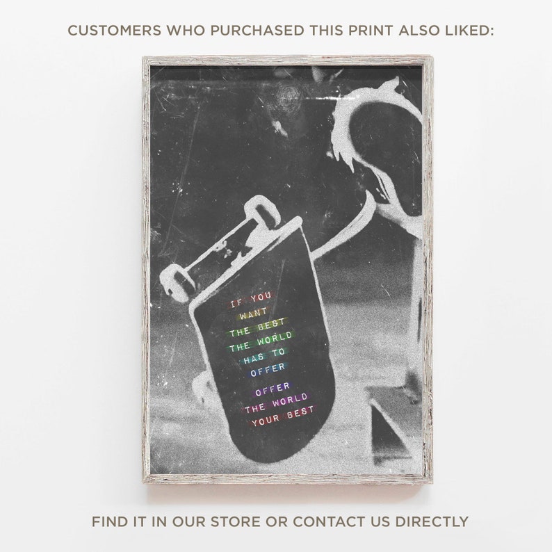 Skateboarding Motivational Poster 02 Work Until Your Idols - Etsy