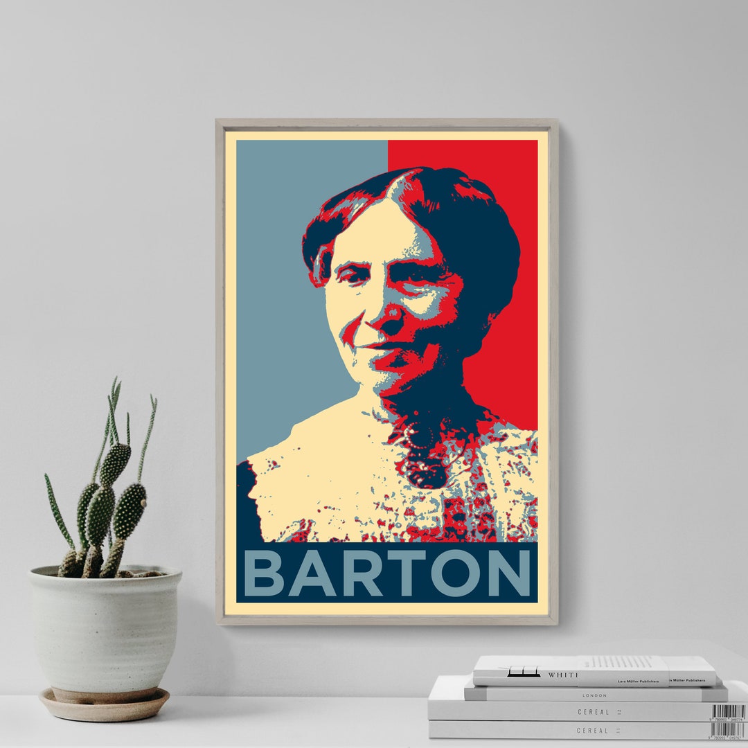 Clara Barton Original Art Print - Photo Poster Gift - Nursing Social ...