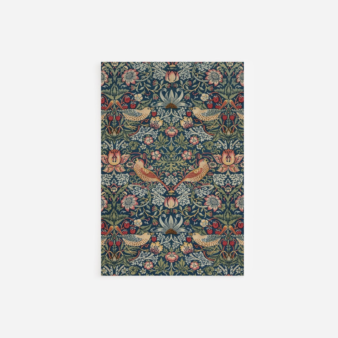 William Morris - Strawberry Thief (1936) - Art Print Poster Painting ...