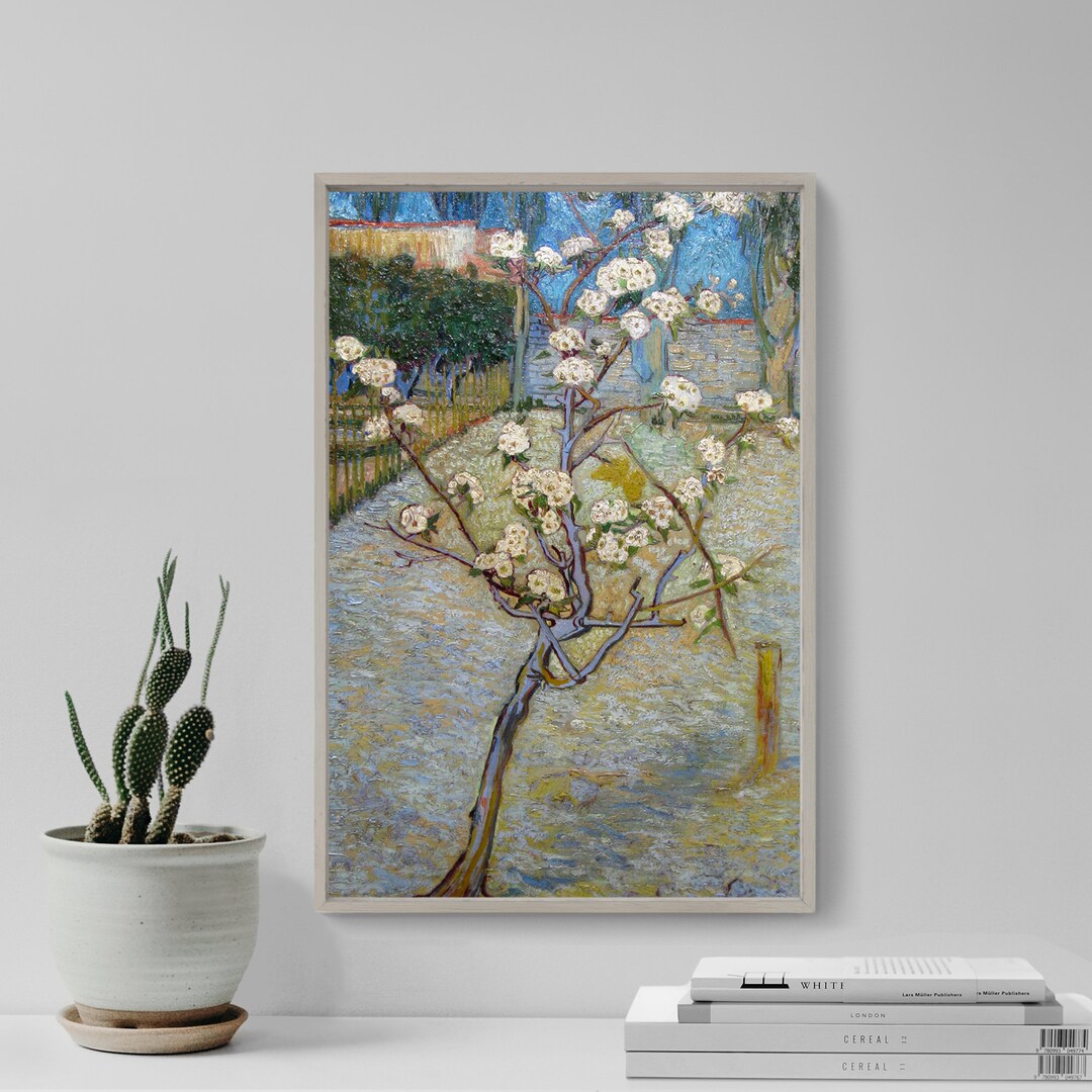 Vincent Van Gogh - Small Pear Tree in Blossom (1888) - Art Print ...