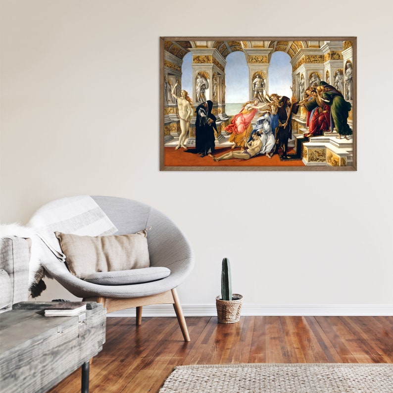 Sandro Botticelli Calumny of Apelles 1495 Reproduction - Etsy UK