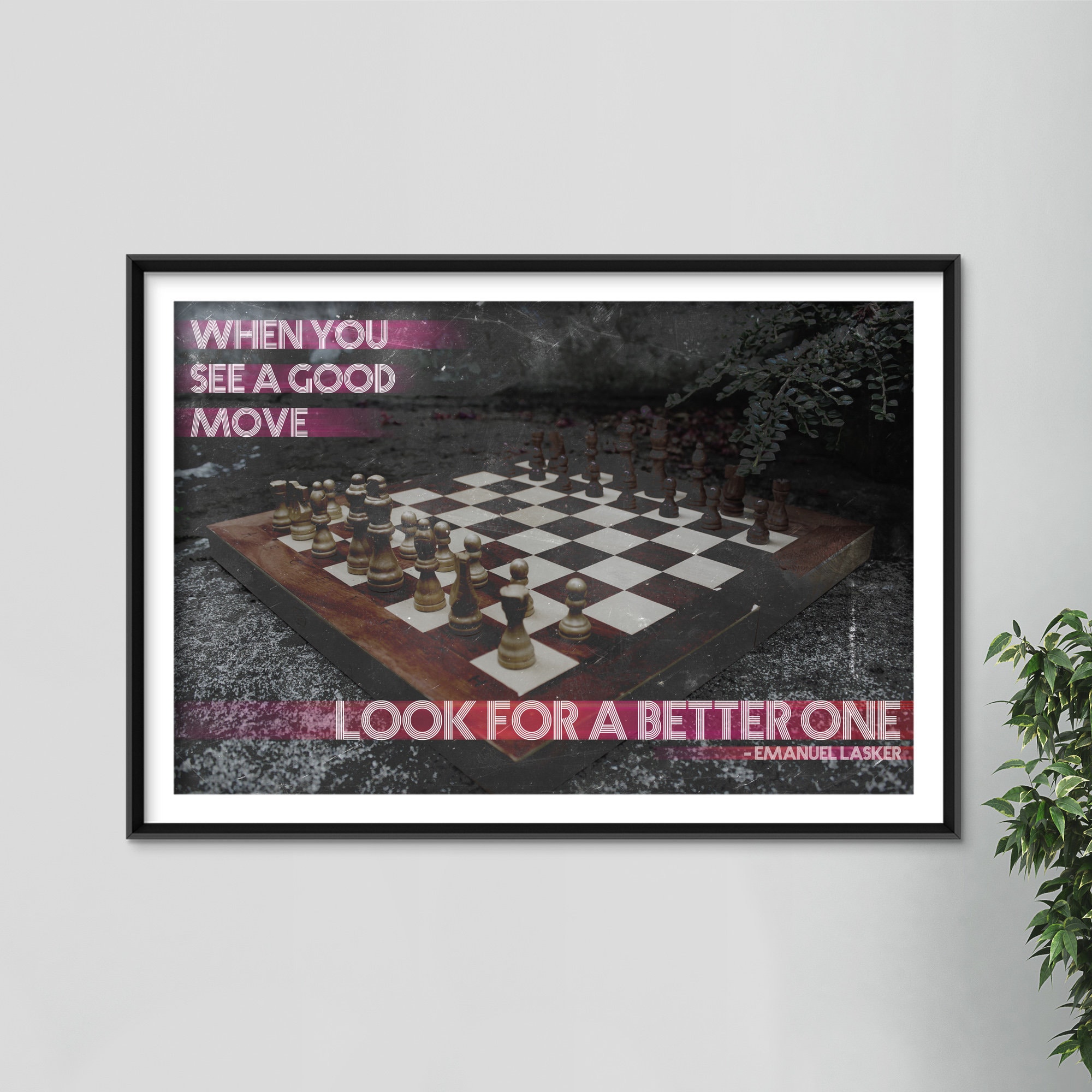 Chess Motivational Poster 04 when You See a Good Move | Etsy