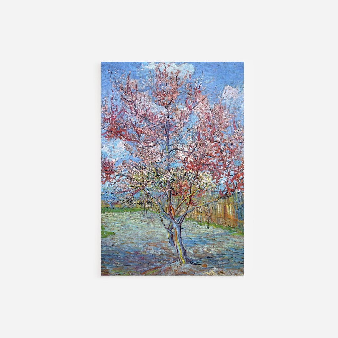 Vincent Van Gogh - the Pink Peach Tree in Blossom 1888 (V2) - Classic ...