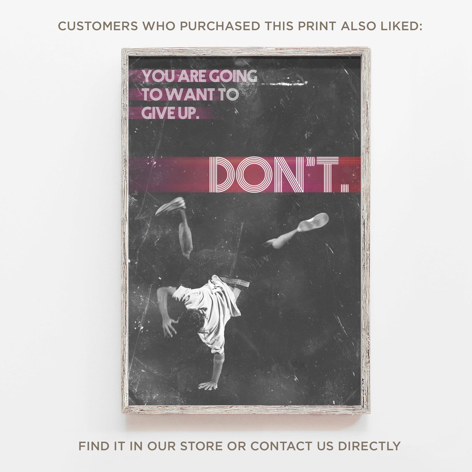 Breakdancing Motivational Print 01 who is the Happier - Etsy