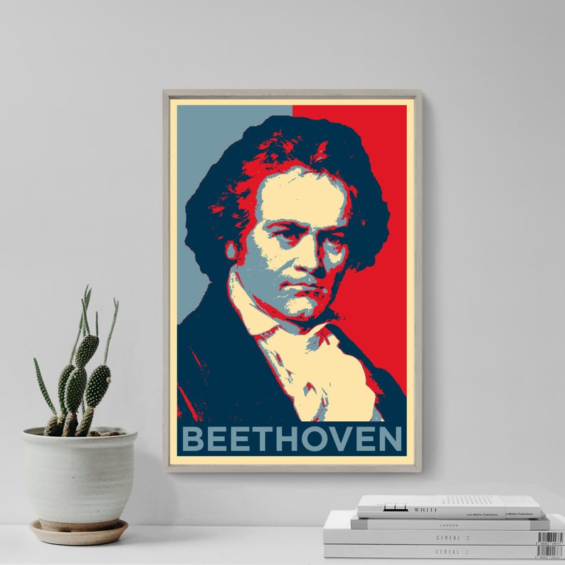 Ludwig Van Beethoven Original Art Print Photo Poster Gift - Etsy