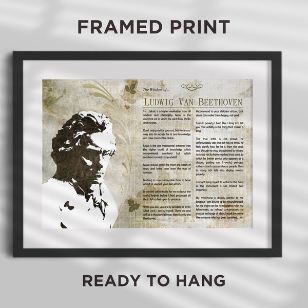 Ludwig Van Beethoven - Etsy