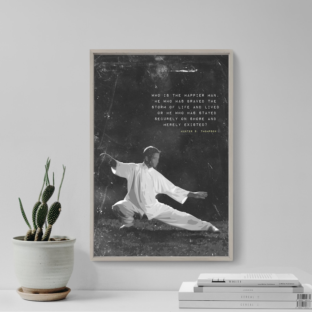 Tai Chi Motivational Print 01 "who is Happier?" 12x8 Glossy Art Photo ...