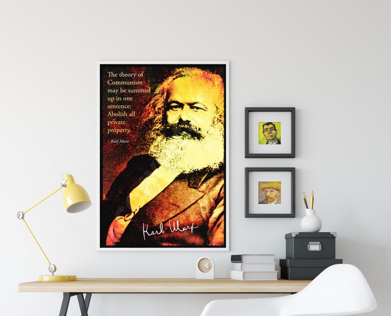 Karl Marx Original Art Print Photo Poster Gift Wall Decor - Etsy