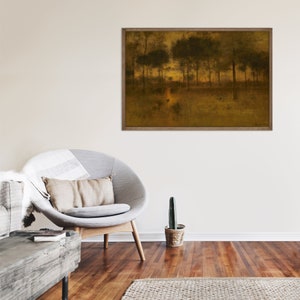 George Inness - the Home of the Heron (1893) - Classic Painting Photo ...