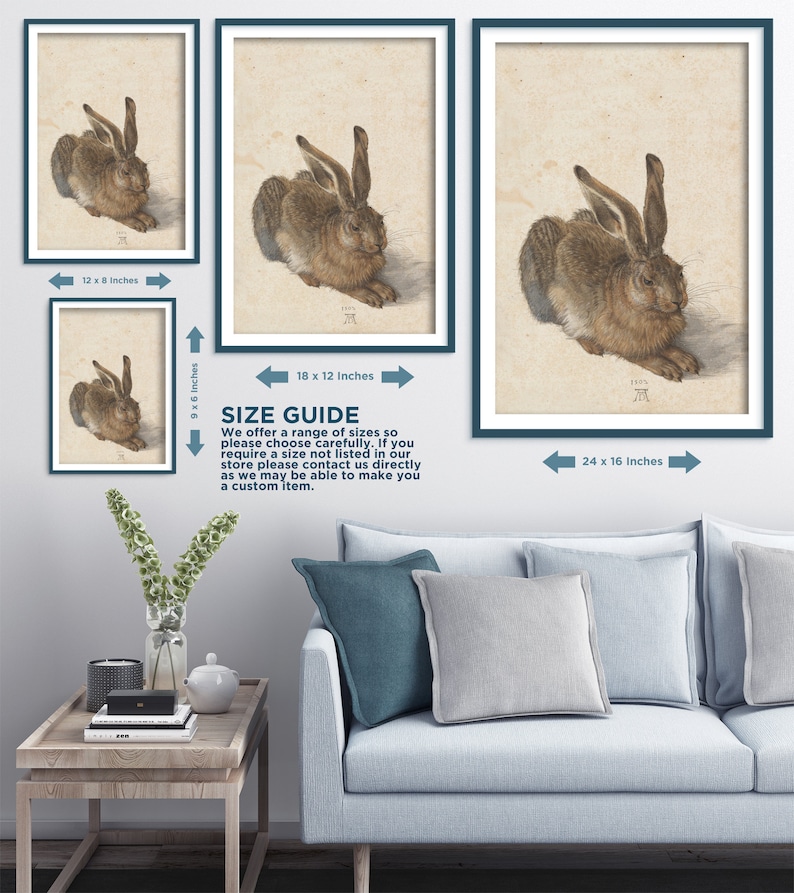 Albrecht Durer Young Hare 1502 Classic Painting Photo - Etsy