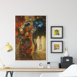 Odilon Redon - Apparition (1905) - Reproduction of a Classic Painting ...