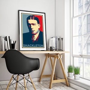 Ernest Shackleton Original Art Print - Photo Poster Gift - Etsy