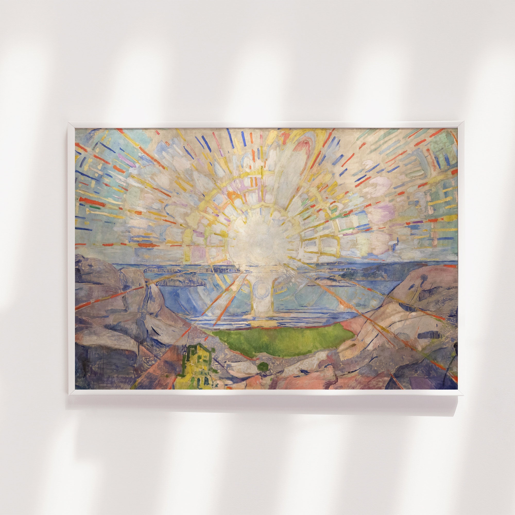 Edvard Munch the Sun 1911 Painting Photo Poster Print - Etsy UK