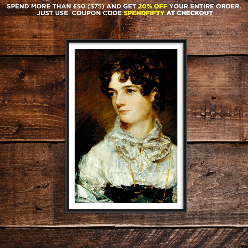 John Constable Retrato de Maria Bicknell 1816 - Etsy España