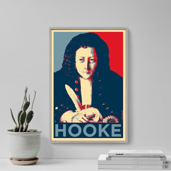 Robert Hooke Original Art Print Photo Poster Gift Decor | Etsy UK
