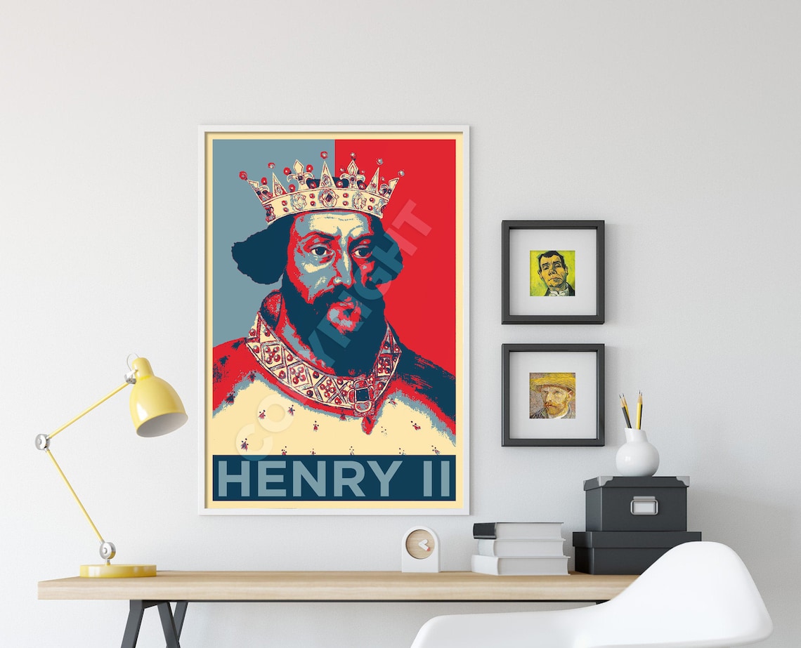 Henry II Original Art Print Photo Poster Gift Home Wall - Etsy UK