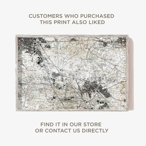 Wolverhampton Map - Original Art Print - City Street Map of ...