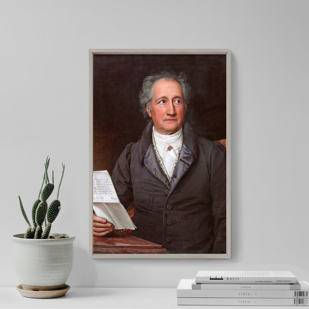 Joseph Karl Stieler - Portrait of Johann Wolfgang Von Goethe (1828 ...