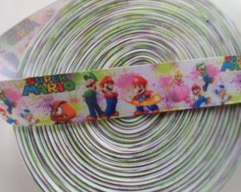 Super Mario Ribbon - Etsy