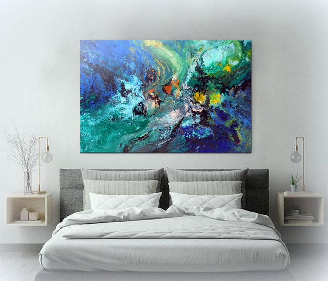 Extra Large Modern Abstract Painting Art Wall Art Canvas Home Decor ...